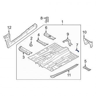 Ford Transit Connect Rocker Panel Hardware | Clips, Brackets — CARiD.com