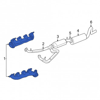 Ford F-150 OEM Exhaust Parts | Systems, Tips, Pipes — CARiD.com