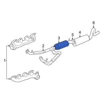 Ford E-series OEM Exhaust Parts - Systems, Tips, Pipes | CARiD