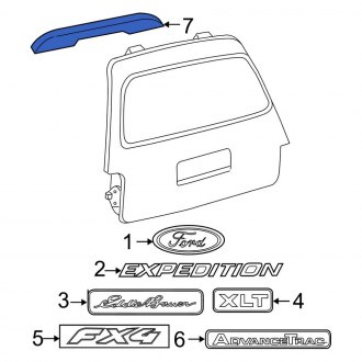 Ford Expedition Factory Style Rear Spoilers – CARiD.com