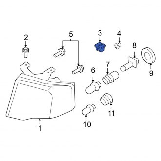 Ford F-250 Header Panel Brackets & Hardware — CARiD.com