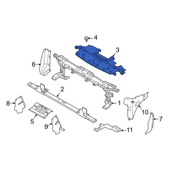 Ford Expedition Radiator Support Covers — CARiD.com