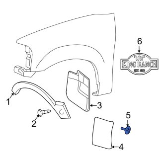 Ford F-150 Fender Support Braces & Hardware | CARiD