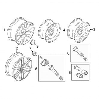 2021 Ford Expedition Replacement Factory Wheels & Rims | CARiD