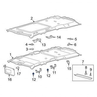 Ford Ranger Replacement Headliners — CARiD.com