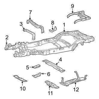 2001 Ford Expedition OEM Chassis Frames & Body Parts — CARiD.com