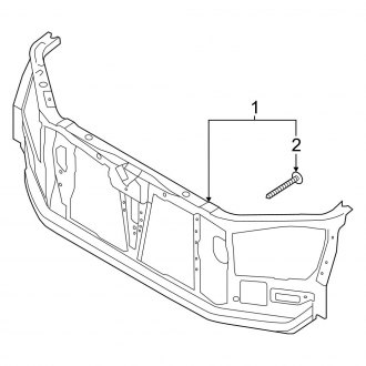2022 Ford Ranger Radiator Supports — CARiD.com