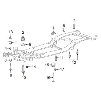 Ford Ranger Chassis Frames Hardware | Clips, Plugs — CARiD.com