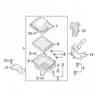 Ford Ranger OEM Air Intake Parts | Filters, Manifolds — CARiD.com