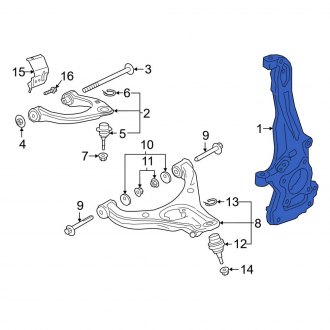 Ford Ranger Steering Knuckles, Spindles & Parts | CARiD