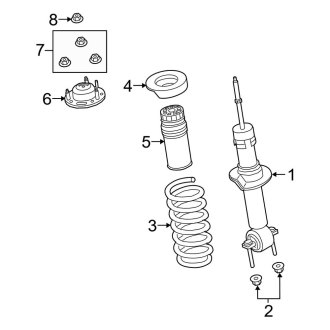 2019 Ford Ranger OEM Suspension Parts - Shocks, Struts | CARiD
