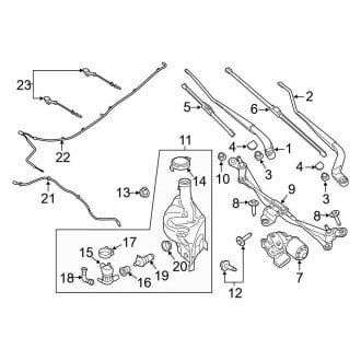 2021 Ford Ranger Washer Nozzles & Parts | CARiD