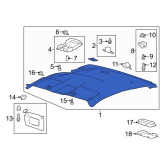 Ford Ranger Replacement Headliners — CARiD.com