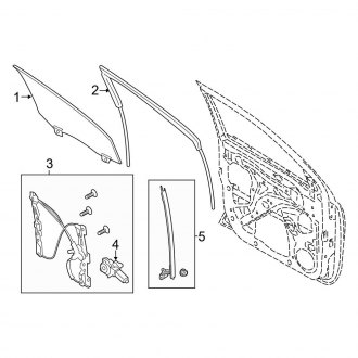 2022 Ford Ranger Window Glass - Door Glass | CARiD