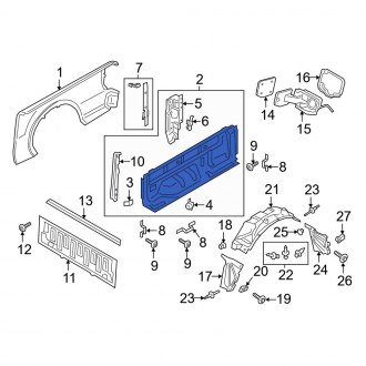 Ford Ranger OEM Quarter Panels & Parts | Rear & Front — CARiD.com