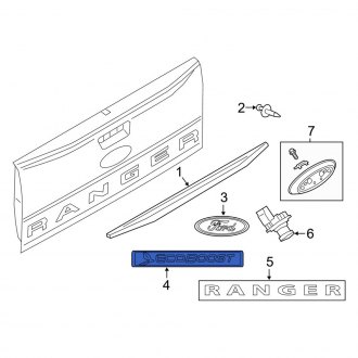 Ford Car & Truck Logos | Door, Grille, Hood — CARiD.com