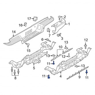 Ford F-350 Fender Support Braces & Hardware — CARiD.com