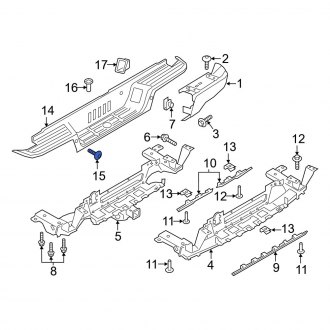 Ford Ranger Fender Support Braces & Hardware — CARiD.com