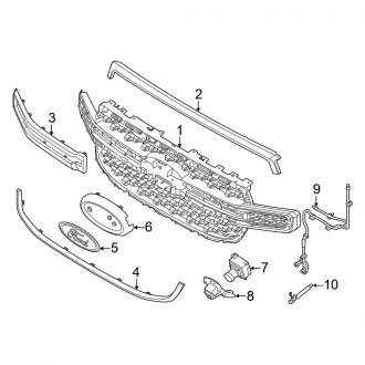 2025 Ford Ranger Replacement Grilles | CARiD