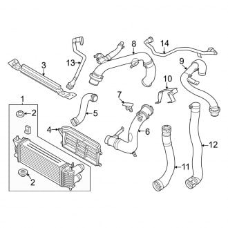 2025 Ford Ranger Intercooler Hoses & Pipes - Clamps, Kits | CARiD