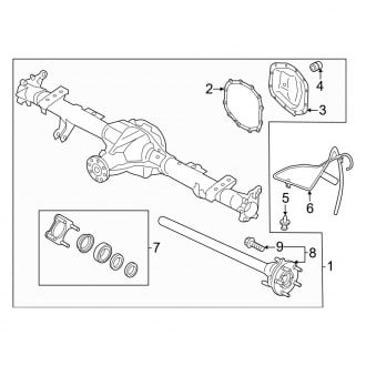 2025 Ford Ranger Axle Assemblies - Front & Rear | CARiD