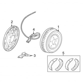 2004 Ford Ranger OEM Brake Parts | Pads, Bleeders — CARiD.com