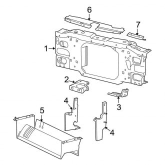 2005 Ford Ranger OEM Header Panels & Parts | CARiD