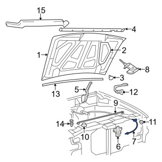 Ford Ranger Hood Release Cables & Handles — CARiD.com