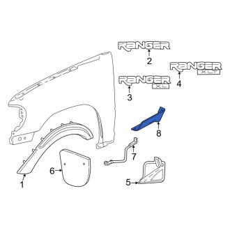 Ford OEM Rocker Panels & Floors - Side Skirts, Pans | CARiD