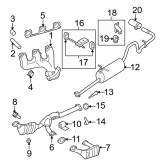 2010 Ford Ranger OEM Exhaust Parts - Systems, Tips | CARiD