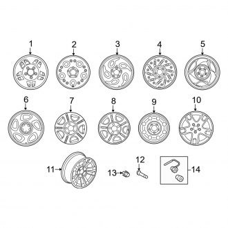 2008 Ford Ranger Replacement Factory Wheels & Rims - CARiD.com