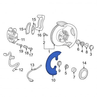Ford Ranger Brake Dust Shields & Backing Plates — CARiD.com
