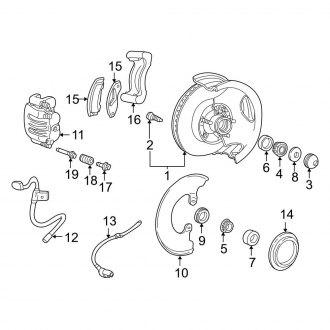 2004 Ford Ranger OEM Brake Parts - Pads, Bleeders | CARiD