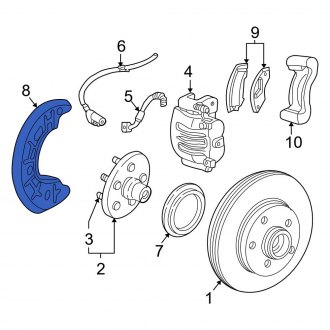 Ford Ranger Brake Dust Shields & Backing Plates | CARiD