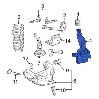 Ford Ranger Steering Knuckles, Spindles & Parts — CARiD.com