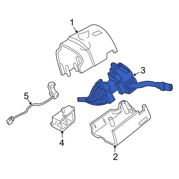 Ford OE YL5Z13K359AAA - Combination Switch