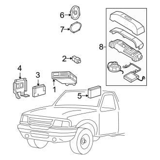 2000 Ford Ranger Stereo Installation Parts | CARiD