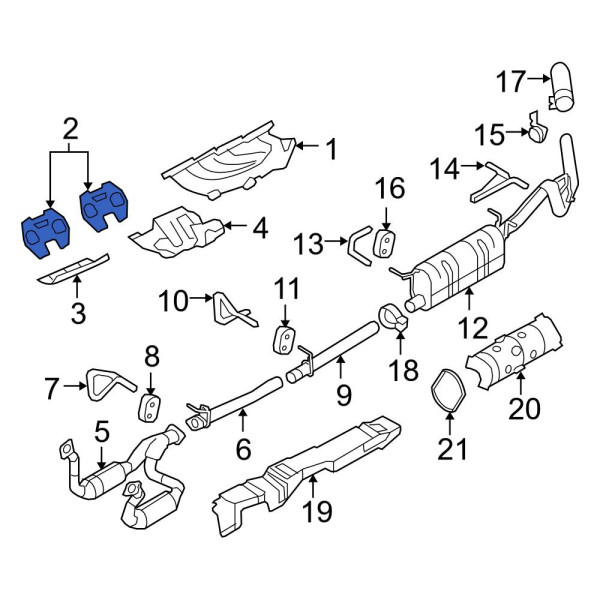 Ford OE 9L3Z9448A - Exhaust Manifold Gasket