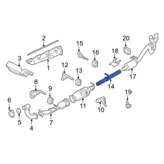 Ford F-250 OEM Exhaust Parts | Systems, Tips, Pipes — CARiD.com