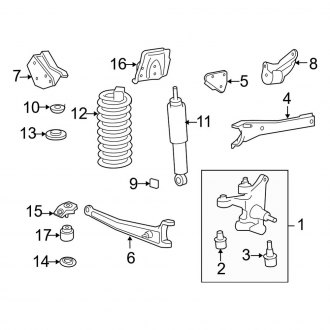 2010 Ford F-250 OEM Suspension Parts | Shocks, Struts — CARiD.com