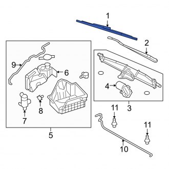 Ford F-250 OEM Wiper Blade & Washer Parts | Motors, Arms — CARiD.com