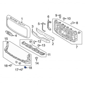 Ford Transit Connect Grille Brackets & Hardware — CARiD.com