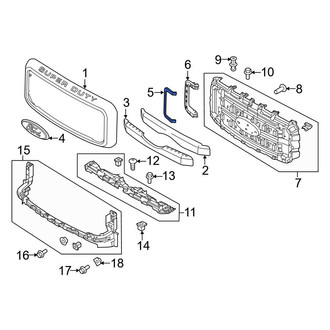 Ford F-250 OEM Grilles - Factory Billet & Mesh Grilles | CARiD
