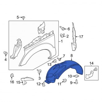 Ford F-450 Inner Fenders - Wells, Liners, Shields | CARiD