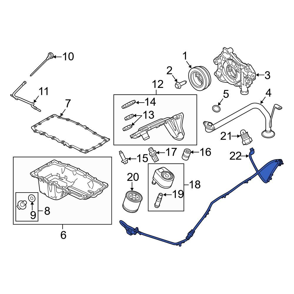 Ford OE BC3Z12A581AM - Engine Wiring Harness