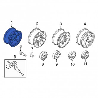 Ford F-250 OEM Wheels - Original Steel & Alloy Wheels | CARiD