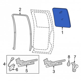 Ford F-250 OEM Glass | Windshields, Door Glass — CARiD.com