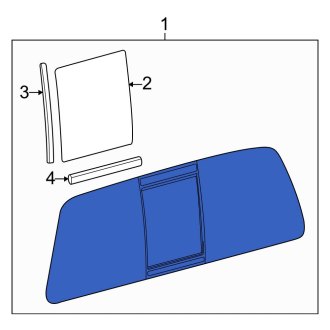 Ford F-250 Rear Window Glass | Back Windshields — CARiD.com