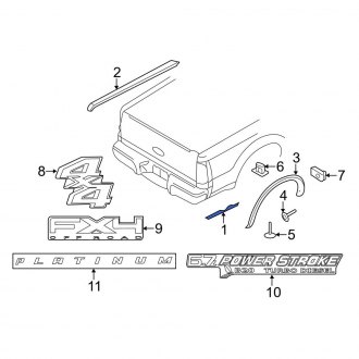 Ford OEM Rocker Panels & Floors | Side Skirts, Pans — CARiD.com