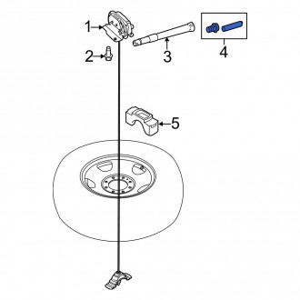 Ford F-250 OEM Spare Tire Covers & Carriers — CARiD.com